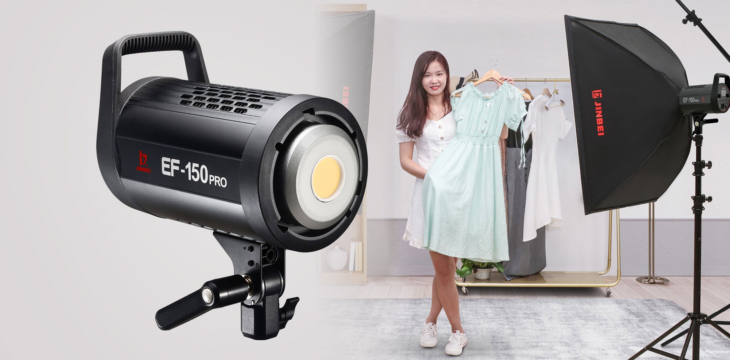 Press Release:Jinbei presents the EF-150 Pro LED video light