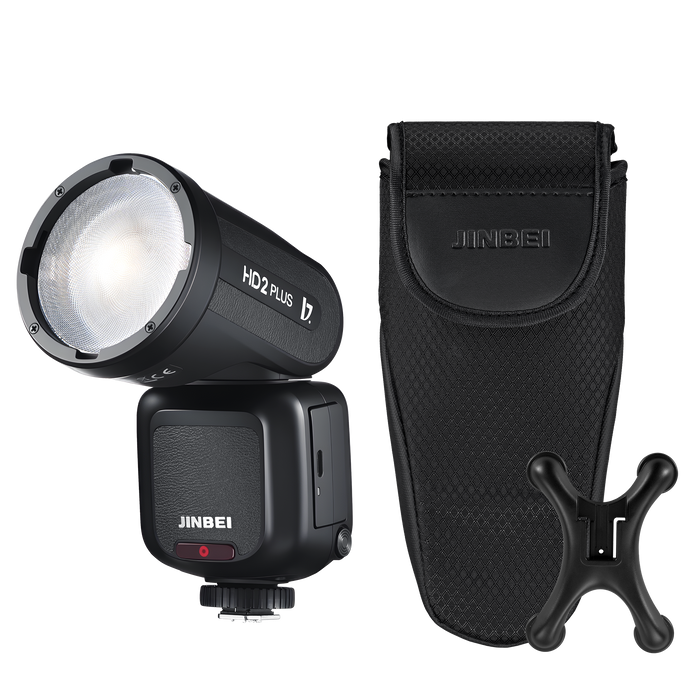 Jinbei: Aufsteckblitz I HD-2 Plus | Kompakter 100 Ws On-Location Blitz
